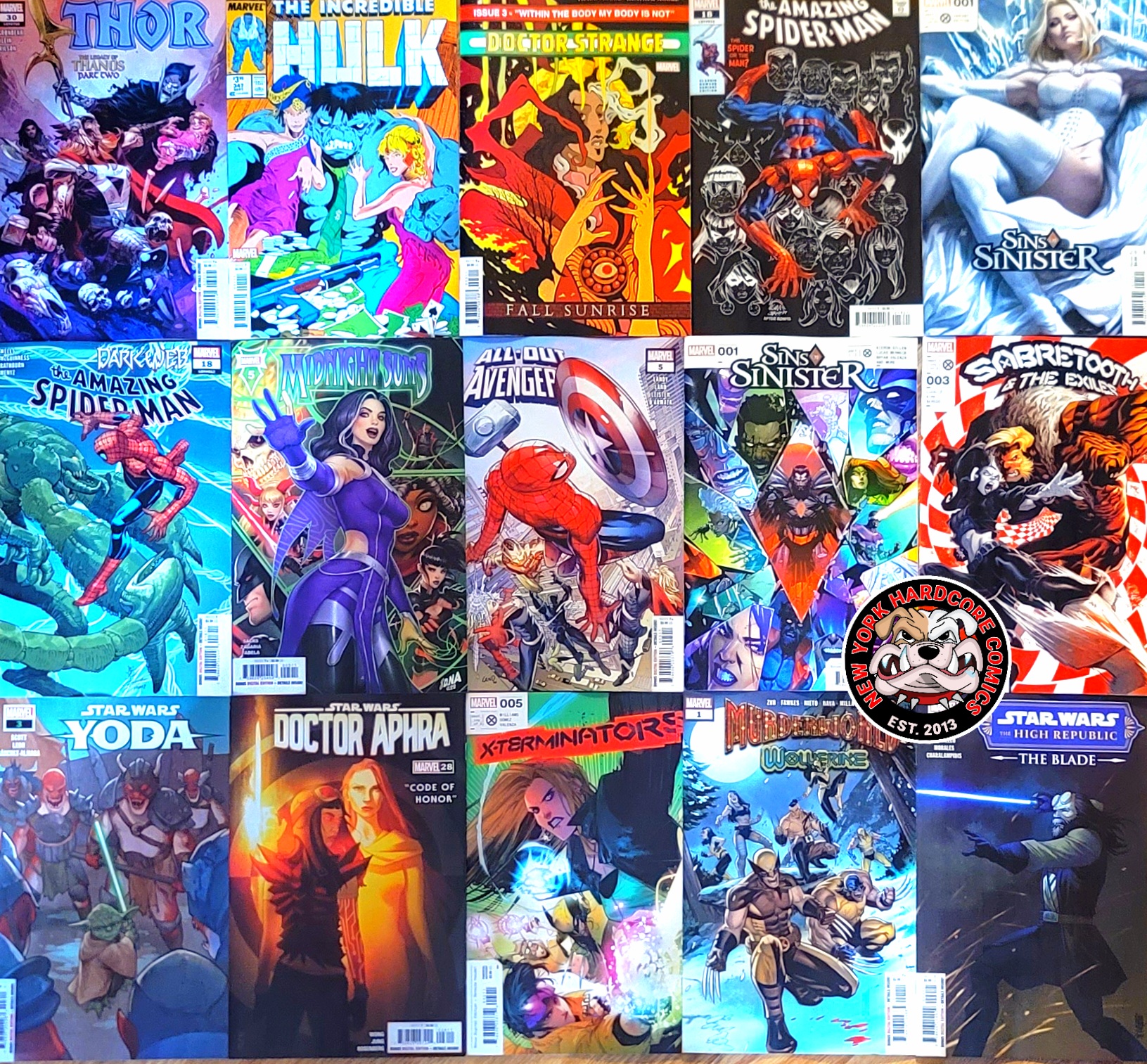 NYHC COMICS WEEKLY STACK 1•25•2023 - New York Hard Core Comics